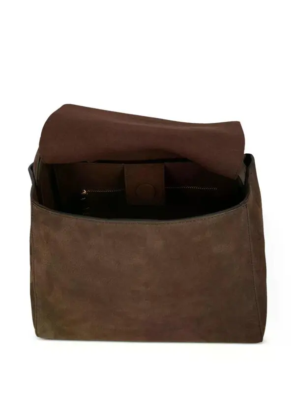 Orciani Logo-lettering Leather Tote Bag