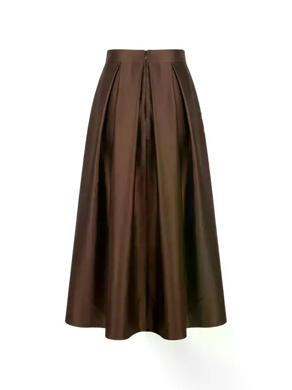 LUNATICA MILANO Mikado Pleated Midi Skirt