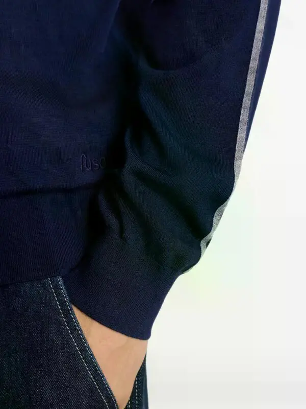 Fusalp Nayral Wool And Silk Sweater - Blue