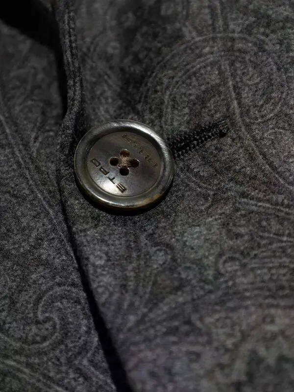 Etro Paisley-print Wool Blazer