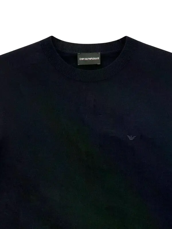 Emporio Armani Short-sleeved Wool T-shirt