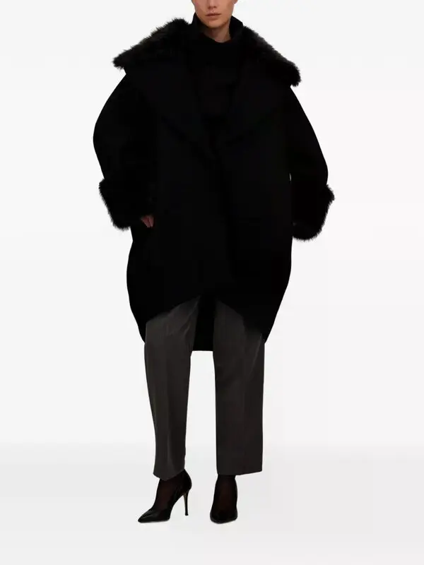 Herno Faux-fur Trim Maxi-lapel Coat
