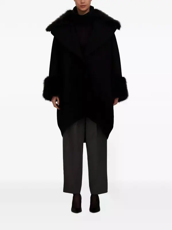 Herno Faux-fur Trim Maxi-lapel Coat