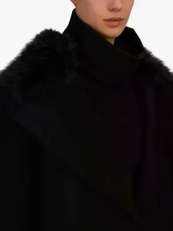 Herno Faux-fur Trim Maxi-lapel Coat