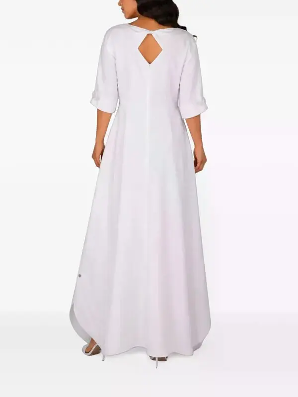 LOODYANA Sequin Embellished Floral Embroidered Maxi Dress