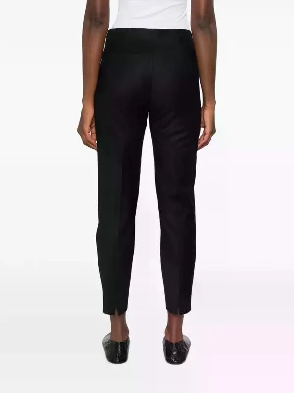 BERWICH Pressed-crease Cropped Trousers