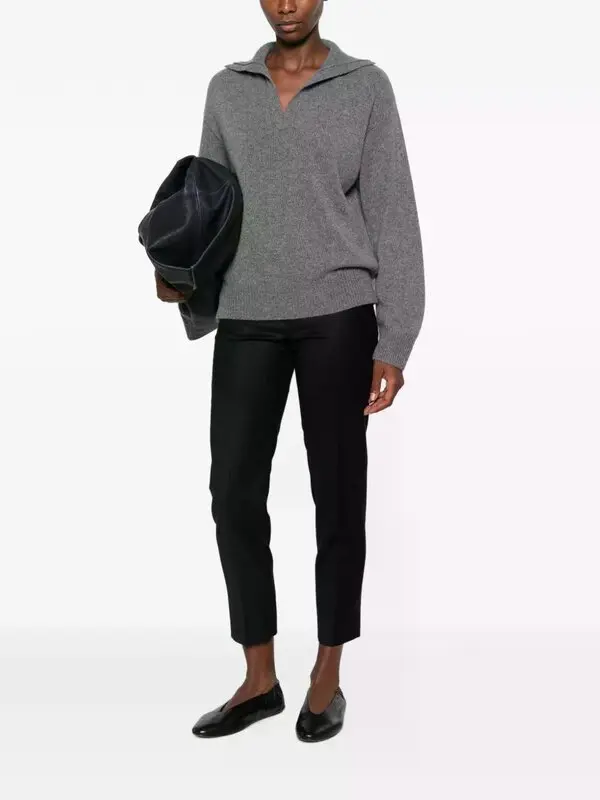 BERWICH Cropped Trousers With Pressed Crease