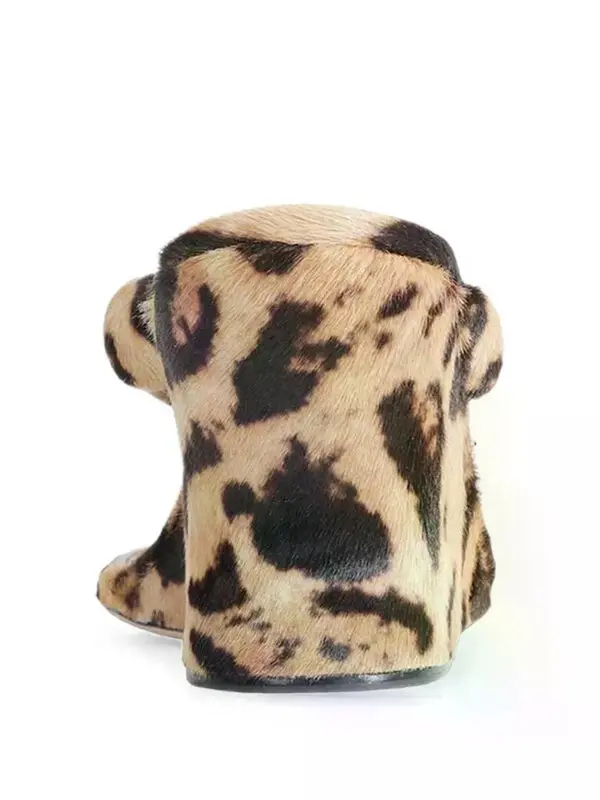 Balenciaga Gaeta Leopard-print Wedge Sandals