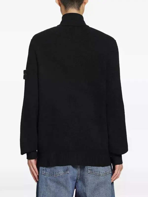 Stone Island Logo-patch Zip-up Cardigan