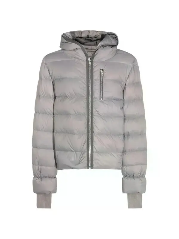 Rick Owens Hooded Padded Jacket - Grey