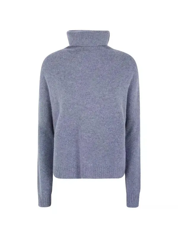 KUJTEN Cashmere Roll-neck Sweater - Grey