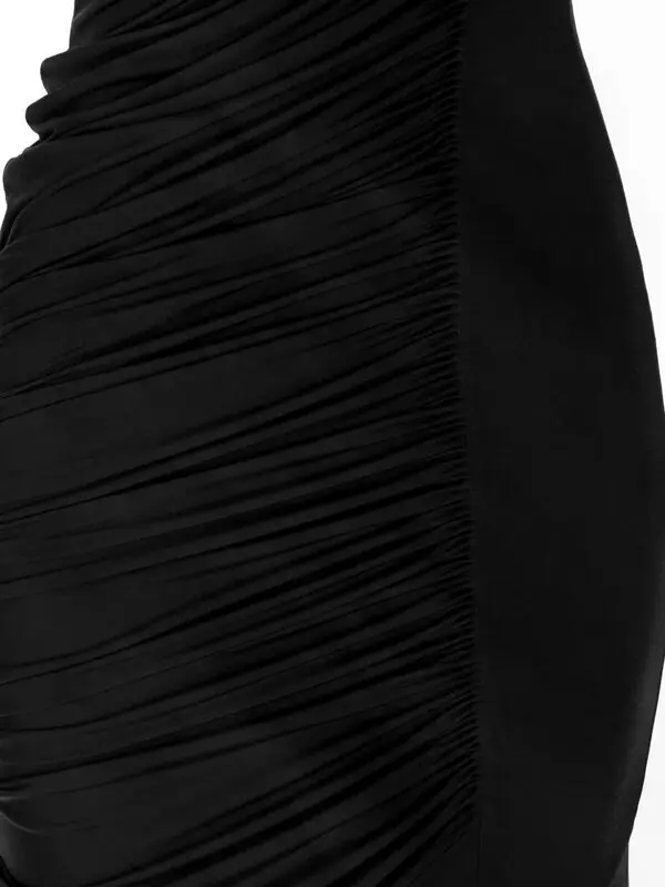 V:PM ATELIER Sade Asymmetric Ruched Maxi Dress