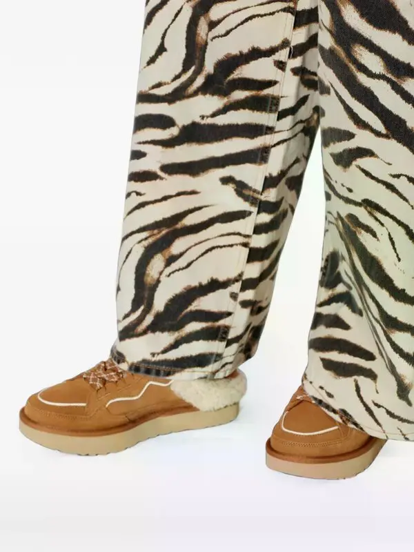 UGG Lowmel Shearling-trim Slippers