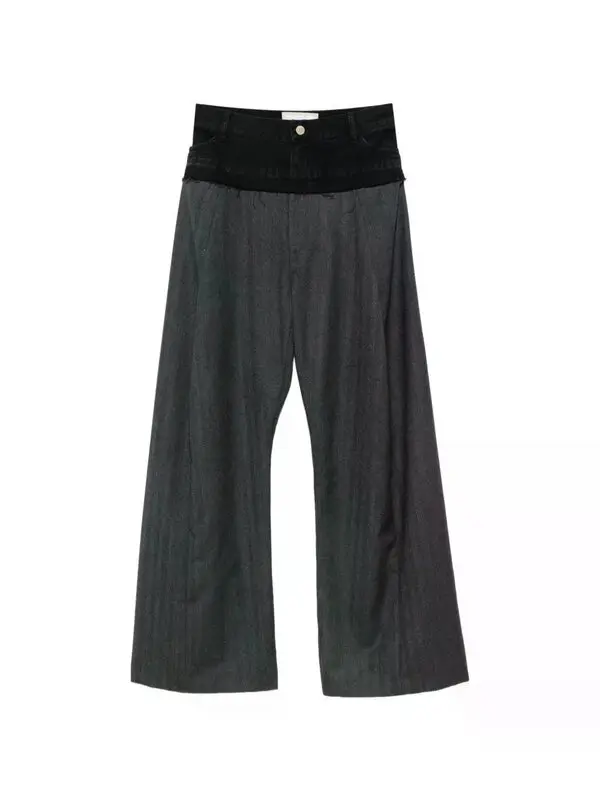 LITKOVSKA Layered Design Trousers - Grey