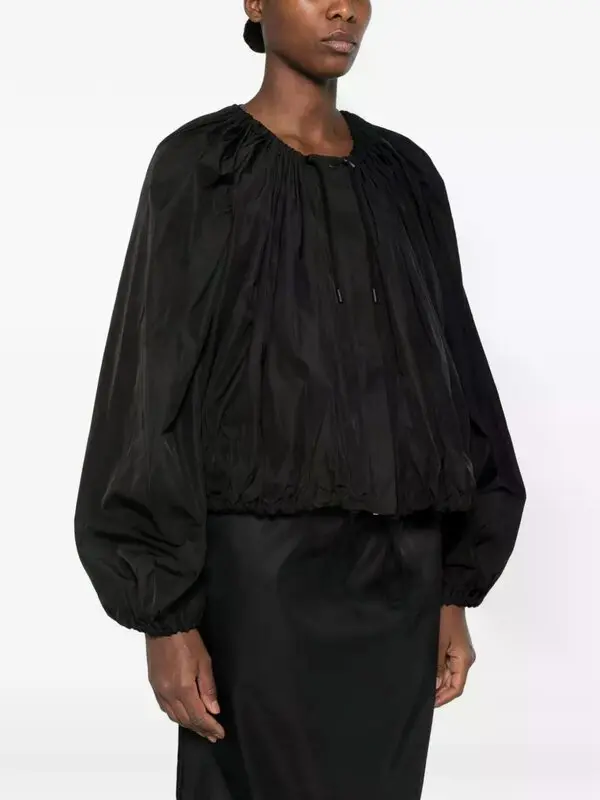 TOTEME Gathered Drawstring Oversized Jacket