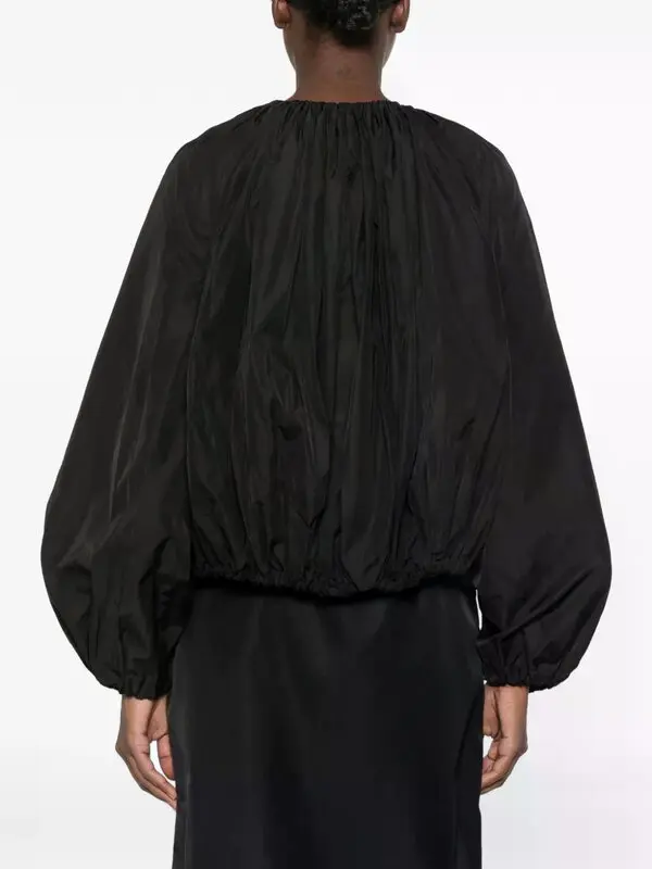 TOTEME Gathered Drawstring Oversized Jacket
