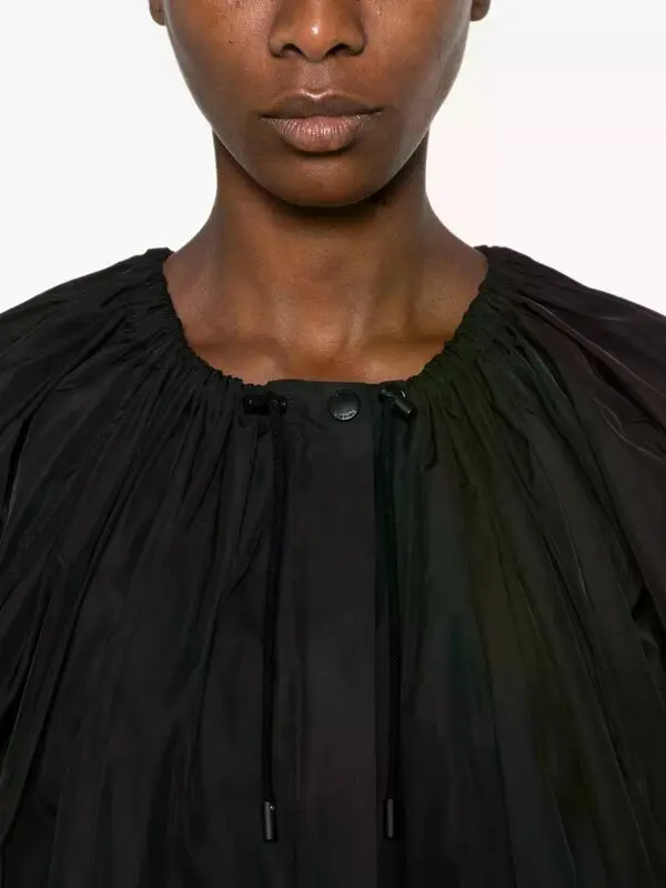 TOTEME Gathered Drawstring Oversized Jacket