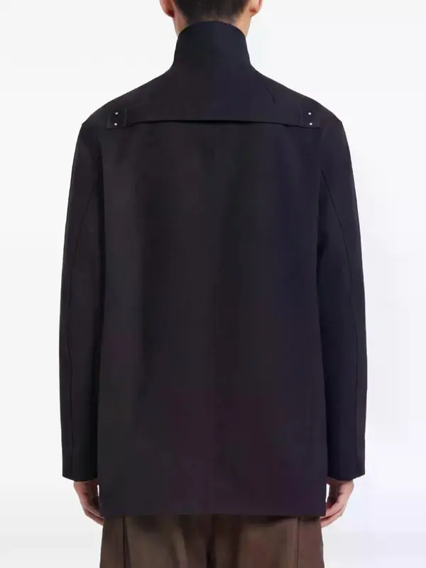 Rick Owens Funnel-neck Multi-pocket Coat