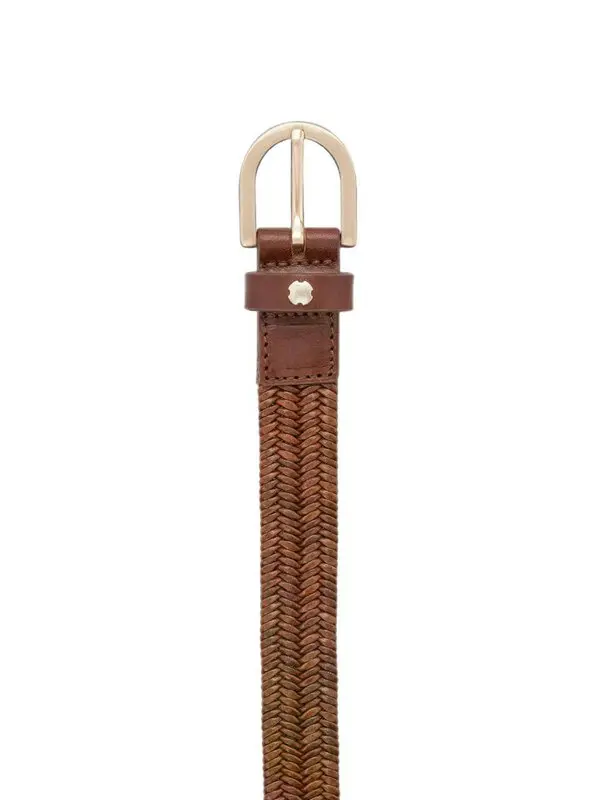 LOTTUSSE Gante Braided Leather Belt