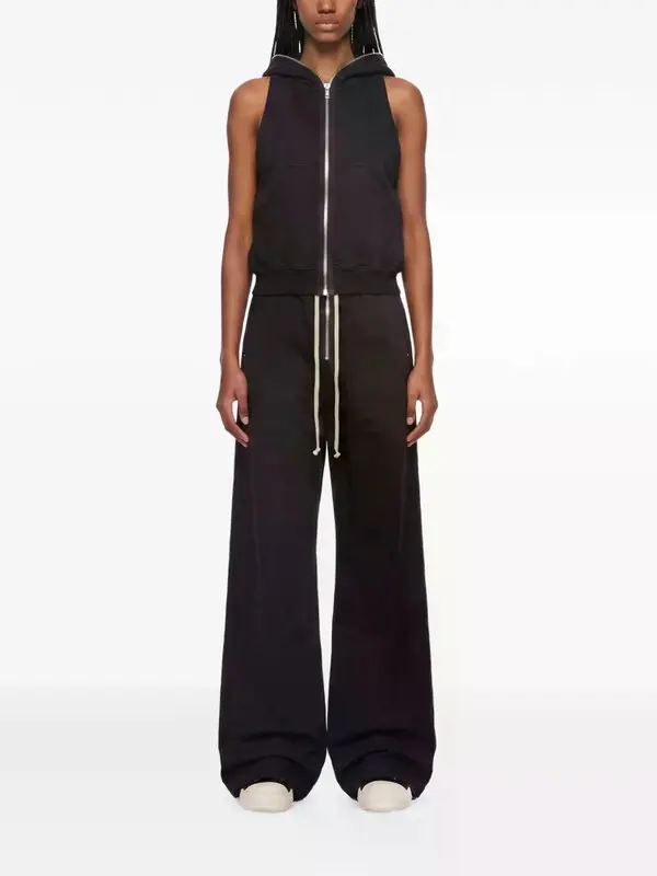 Rick Owens Sleeveless Zip-up Hoodie