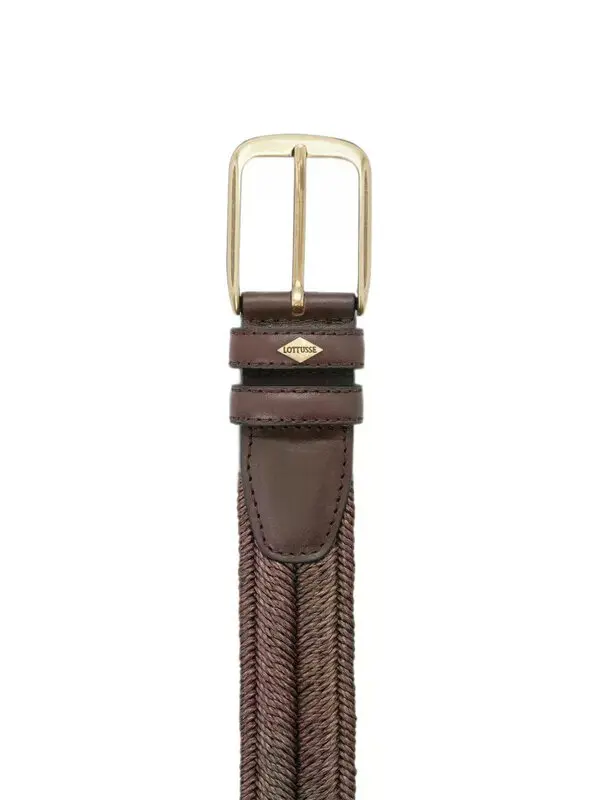 LOTTUSSE Nastro Braided Belt - Brown