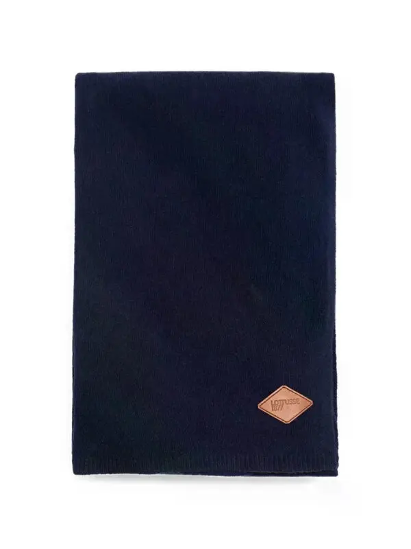 LOTTUSSE Berna Logo-patch Scarf - Blue