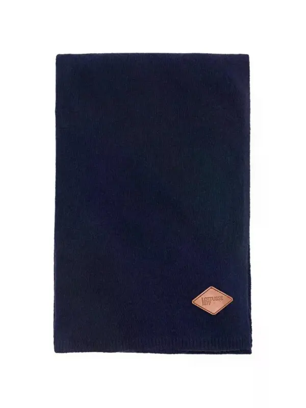 LOTTUSSE Berna Logo-patch Scarf - Blue