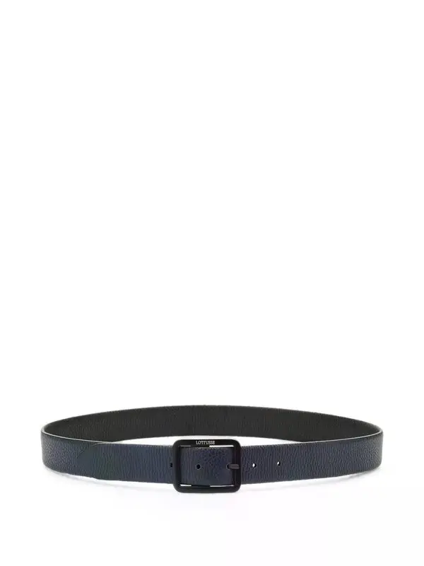 LOTTUSSE Reversible Leather Belt - Blue