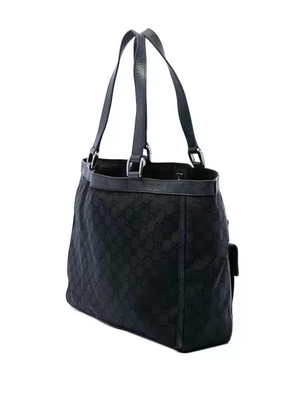 Gucci Gg Nylon Abbey D-ring Pocket Tote Bag