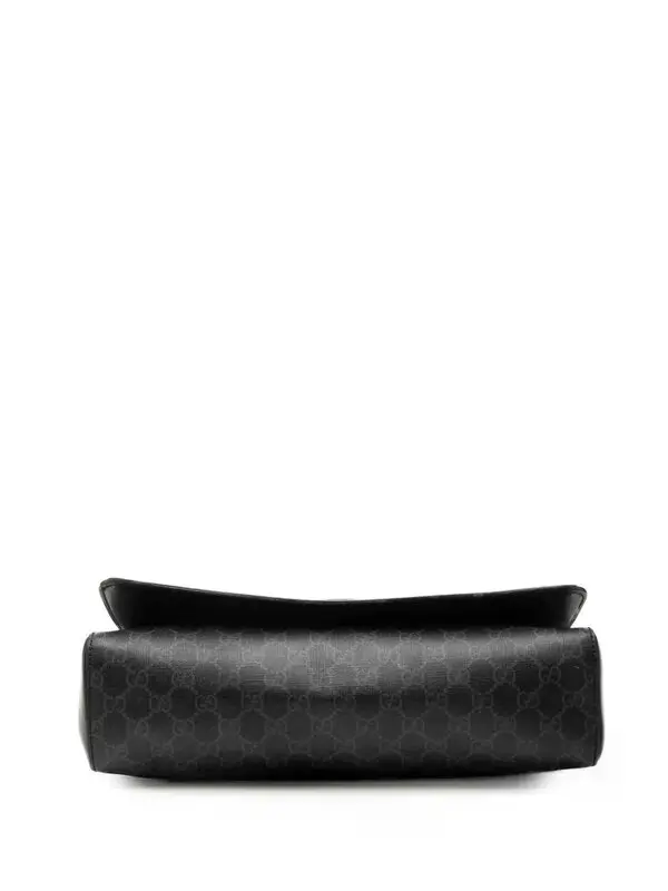 Gucci 2000-2015 Gg Supreme Web Night Courrier Crossbody Bag