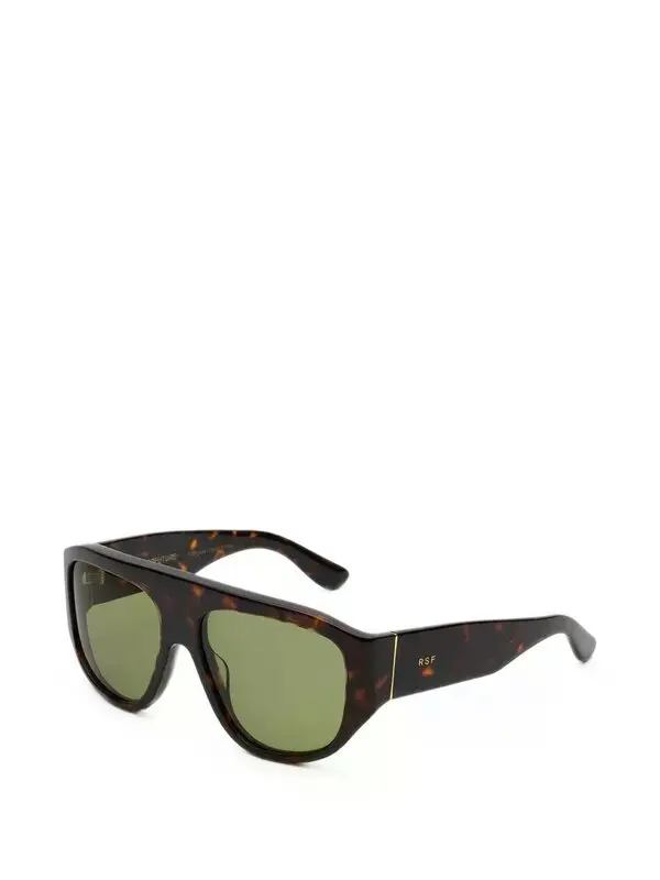 RETROSUPERFUTURE Biscotto Tortoiseshell-effect Flat-top Sunglasses - Brown