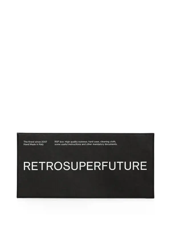 RETROSUPERFUTURE Biscotto Tortoiseshell-effect Flat-top Sunglasses
