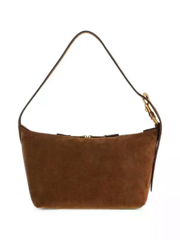 Miu Miu Spirit Suede Pouch Bag - Brown