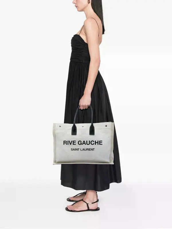 Saint Laurent Rive Gauche Tote Bag - Neutrals
