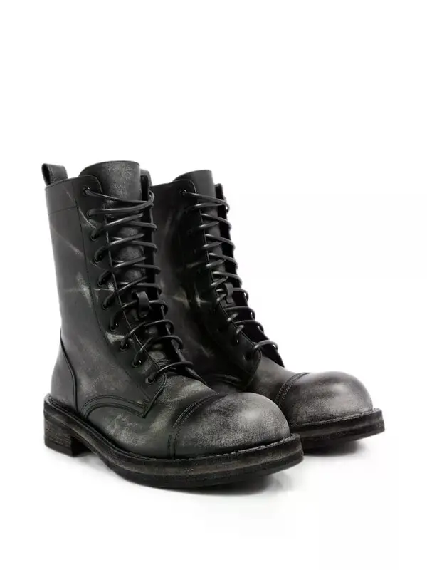 ANN DEMEULEMEESTER Aric Lace-up Ankle Boots