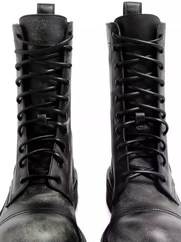 ANN DEMEULEMEESTER Aric Lace-up Ankle Boots