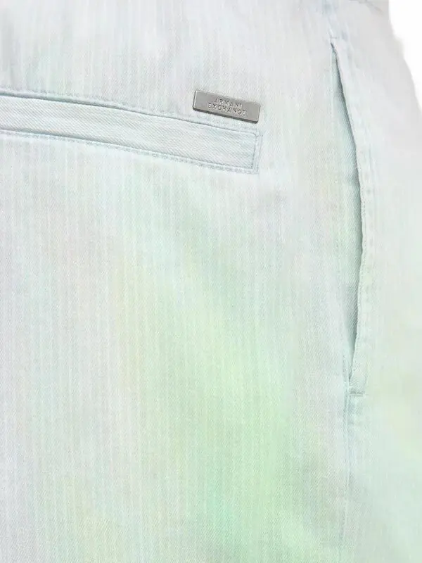 Armani Exchange Striped Cargo Shorts