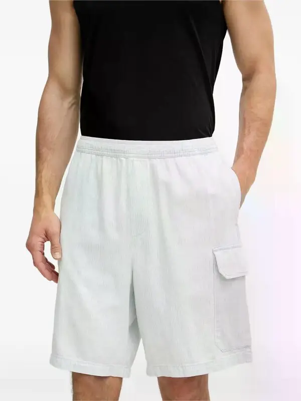 Armani Exchange Striped Cargo Shorts