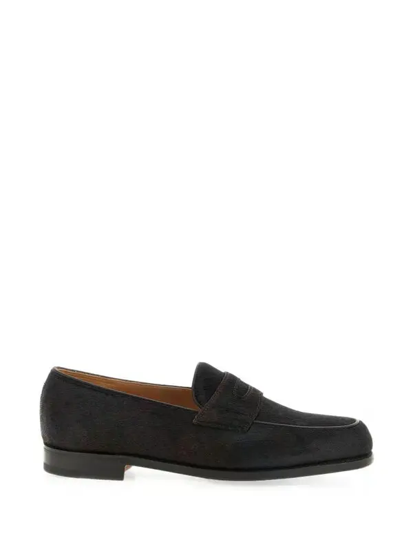 John Lobb Lopez Bristle-hide Loafers - Brown