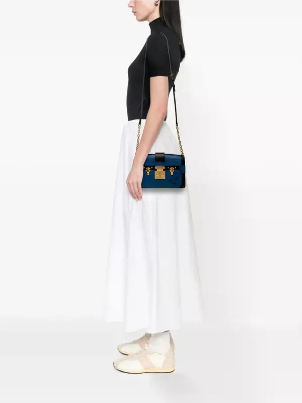 LOUIS VUITTON Epi Trunk Clutch Crossbody Bag
