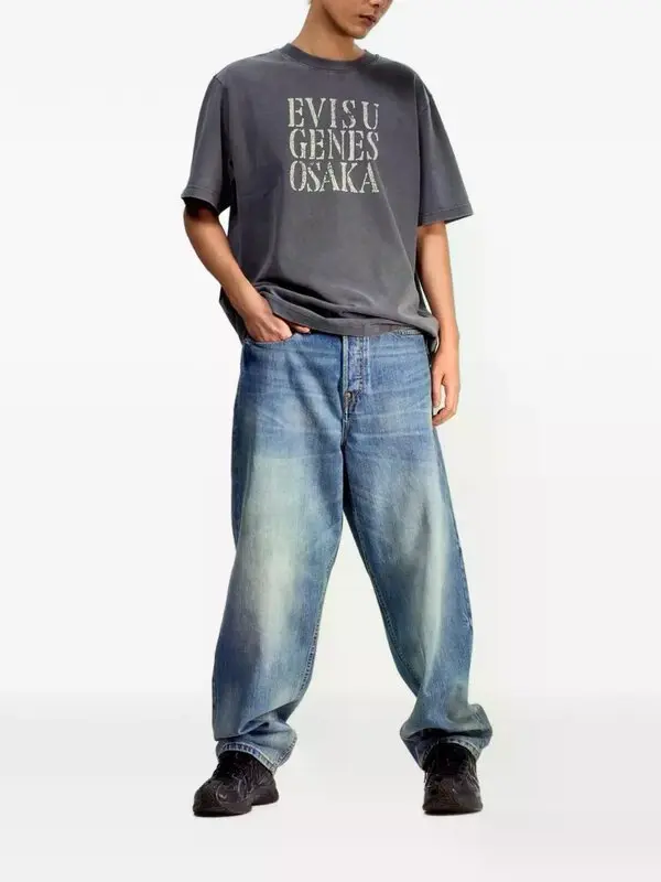 EVISU Daicock Printed Jeans