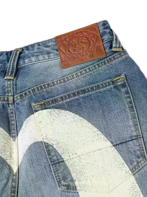 EVISU Daicock Printed Jeans