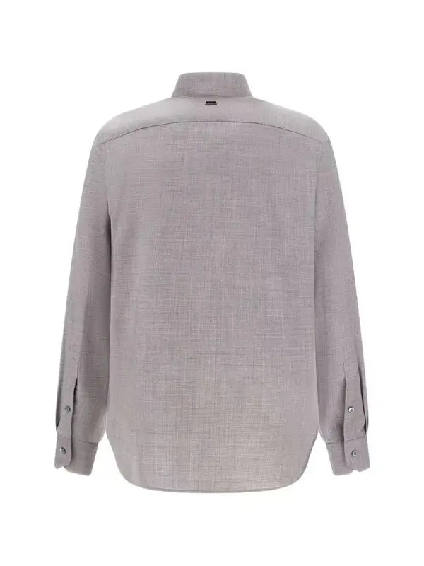 Herno Stretch-wool Shirt - Grey