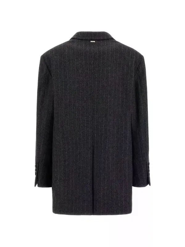 Herno Pinstripe Peak-lapel Blazer
