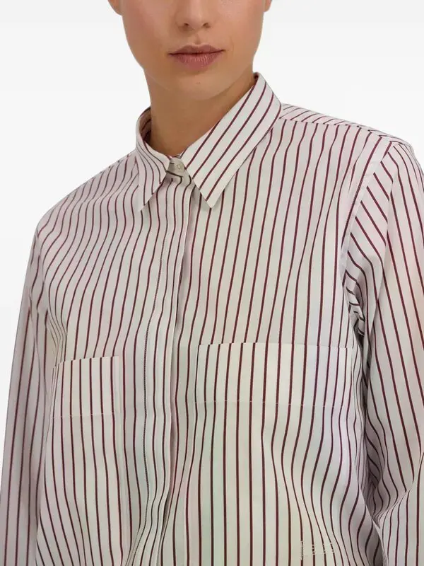 Herno Striped Poplin Shirt