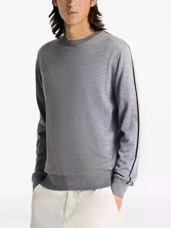Fusalp Nayral Wool And Silk Blend Sweater - Grey