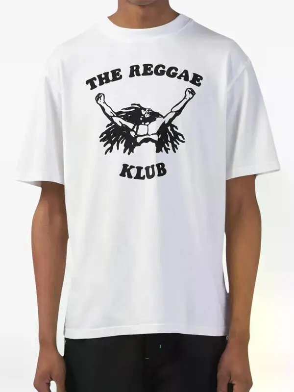 NICHOLAS DALEY Reggae Klub Graphic Print T-shirt - White