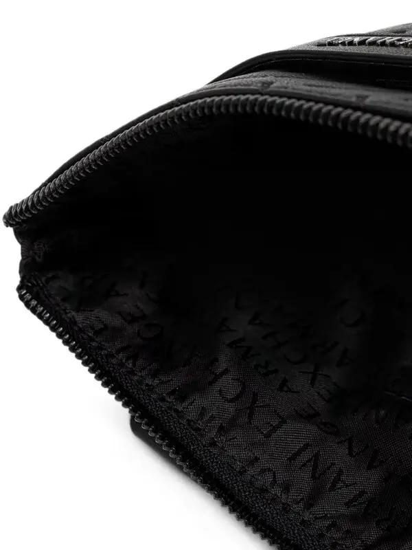 Armani Exchange Logo-embossed Messenger Bag