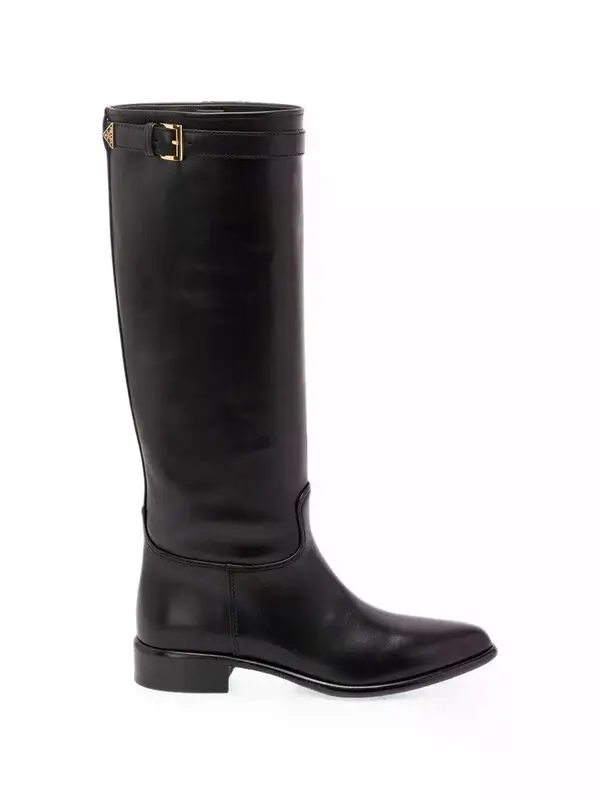 Prada Leather Boots - Black