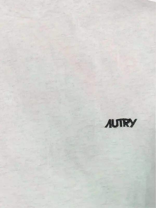 AUTRY Logo Embroidered Crewneck T-shirt